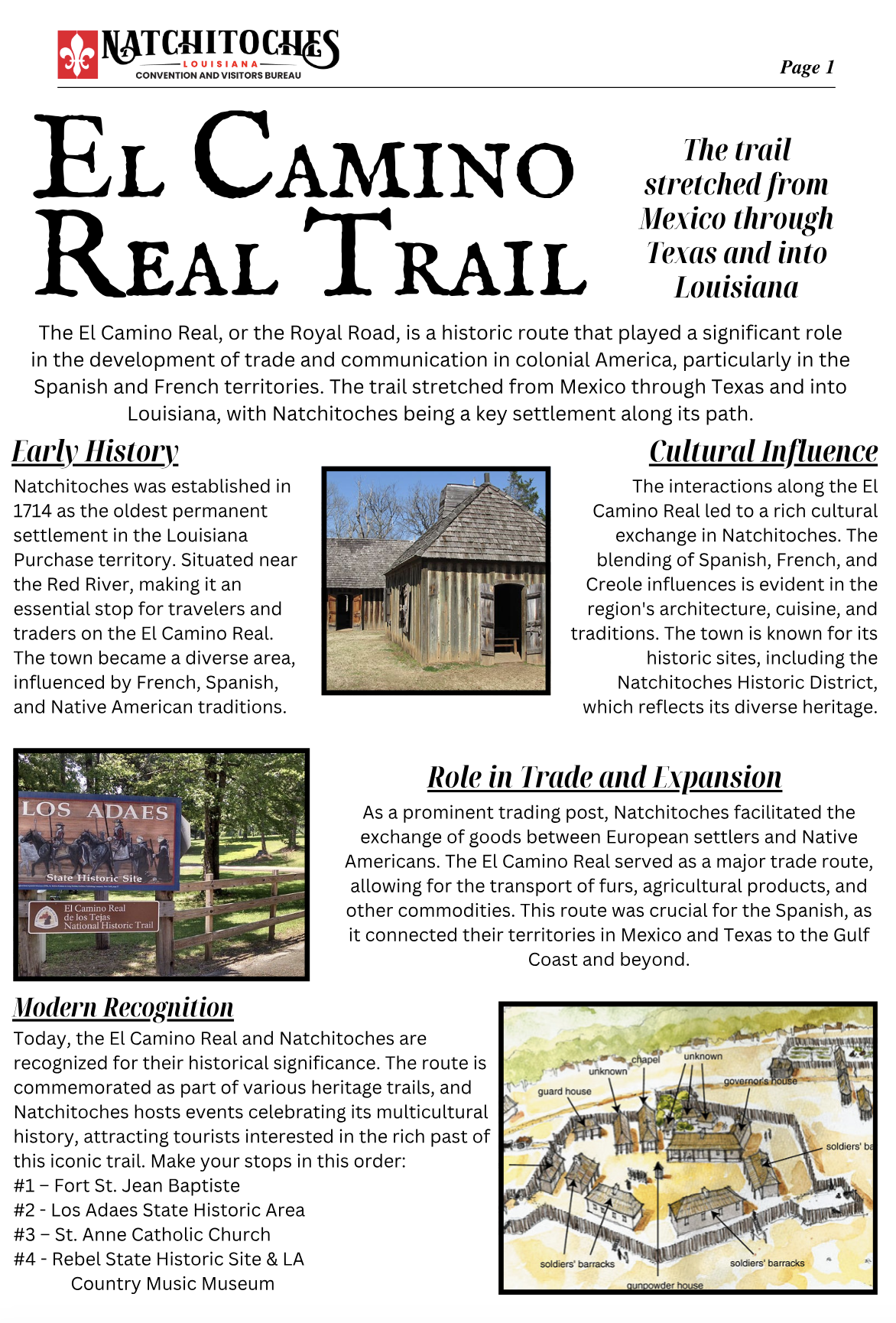 El Camino Real – Adai Caddo Indian Nation